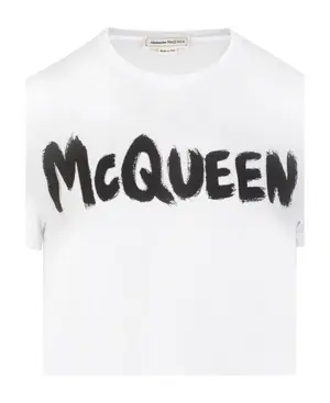 Alexander McQueen Graffiti Logo T-shirt