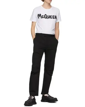 Alexander McQueen Graffiti Logo T-shirt