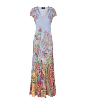 Etro Printed Maxi Dress - Multicolor