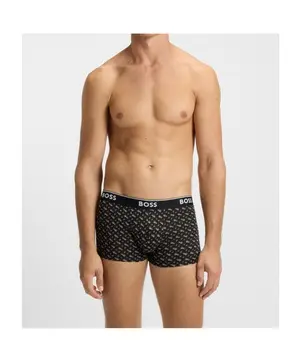 Hugo Boss Patterned Logo Boxers Pack Of Three