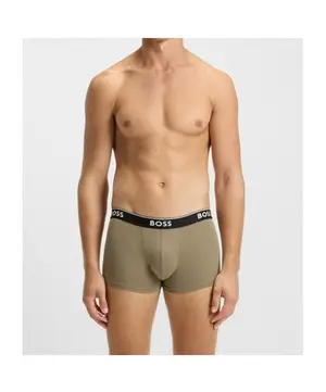 Hugo Boss Patterned Logo Boxers Pack Of Three