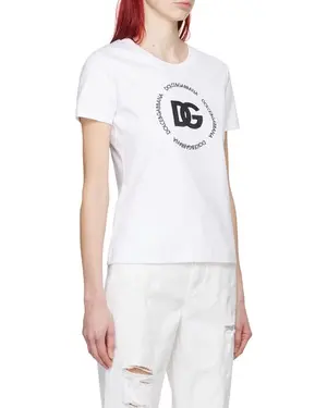 Dolce & Gabbana Dg Printed Crewneck T-shirt
