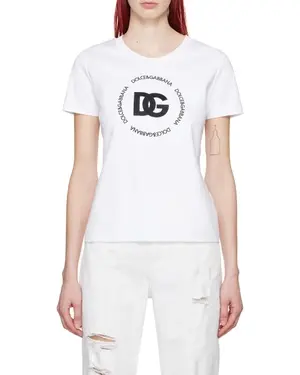 Dolce & Gabbana Dg Printed Crewneck T-shirt