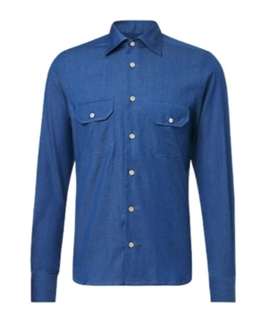 Kiton Denim Shirt - Blue