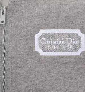 Dior Zipped Hooded Sweatshirt