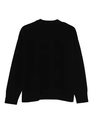 AMI Paris Heart-logo Wool Sweater