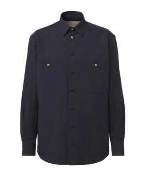 Valentino Garavani Cotton And Silk Shirt - Blue