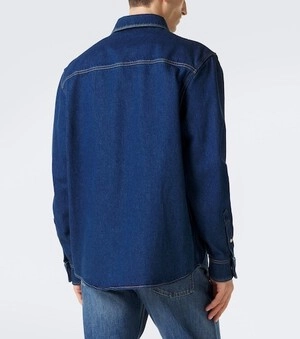 Valentino Garavani Vgold Denim Western Shirt
