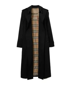 Burberry Double Breasted Belted Trench Coat