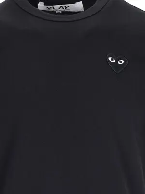 Comme Des Garçons Logo Embroidered T-shirt