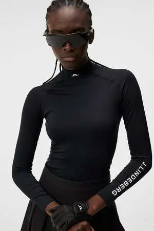J. Lindeberg High Neck Raglan Sleeve Top