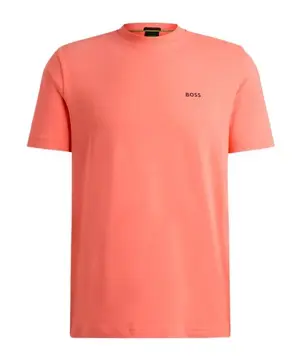 Hugo Boss Logo-print Cotton T-shirt - Pink