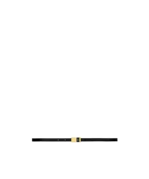 Saint Laurent Thin Anchor Belt In Leather