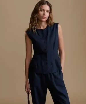 Jenni Kayne Linen Lara Top