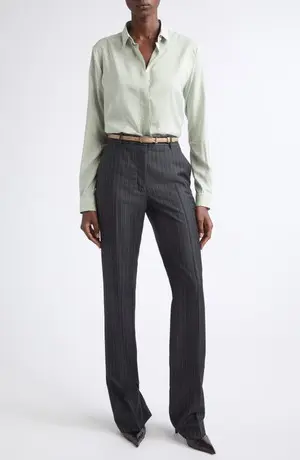 TOM FORD Wool & Mohair Tailored Pants