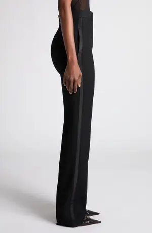 TOM FORD Wool & Mohair Tailored Pants