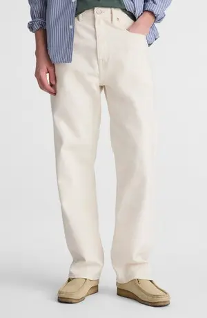 Madewell The 1991 Loose Straight Jeans - Ecru