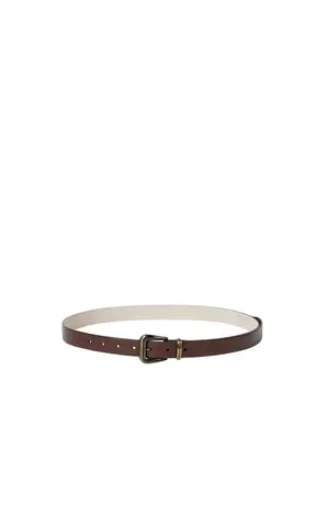 Brunello Cucinelli Cowhide Belt With Monili - Brown