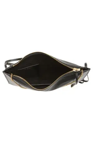 Givenchy Voyou Leather Shoulder Bag - Black