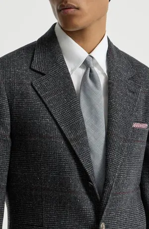 Brunello Cucinelli Virgin Wool Tie - Medium Grey
