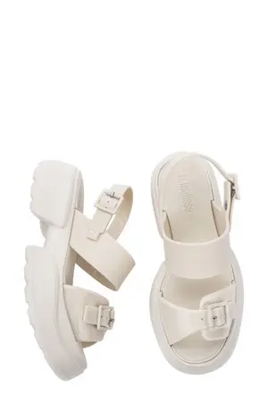 Melissa Slingback Platform Sandal - Beige