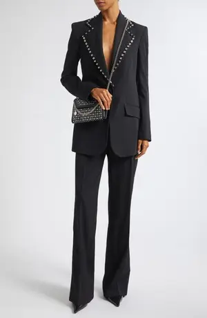 Stella McCartney Embellished Wool Blazer