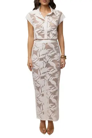 JLUXLABEL Bali Nights Embroidered Top