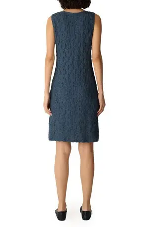 Eileen Fisher Bateau Neck Knit Dress