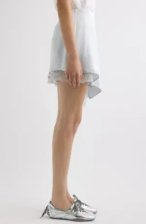 Acne Studios Inouki Ruffled Satin Skirt
