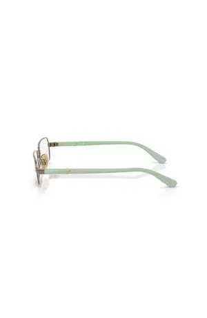 VOGUE EYEWEAR 53mm Irregular Optical Glasses - Beige