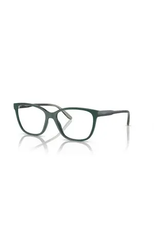 VOGUE EYEWEAR 53mm Rectangle Optical Glasses - Green