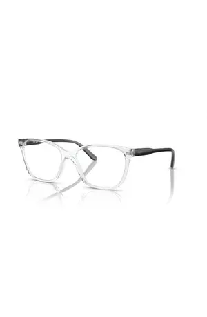 VOGUE EYEWEAR 53mm Rectangle Optical Glasses - Transparent