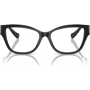 Versace Pillow Optical Glasses With Medusa Insets - Black