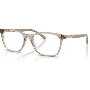 VOGUE EYEWEAR 51mm Rectangle Optical Glasses - Brown