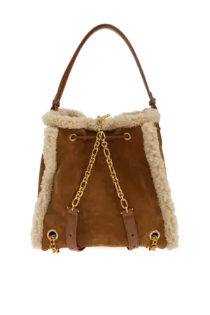 Balmain Leather Backpack