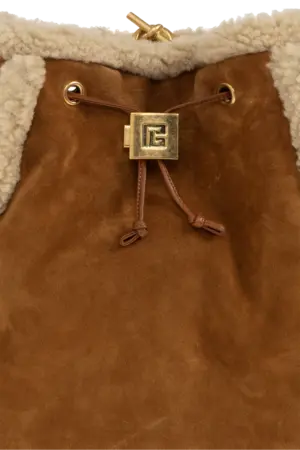 Balmain Leather Backpack