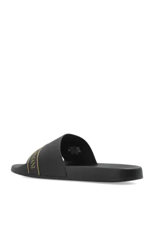 EA7 Rubber Flip-flops With Logo