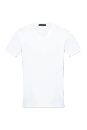TOM FORD V-neck T-shirt - White