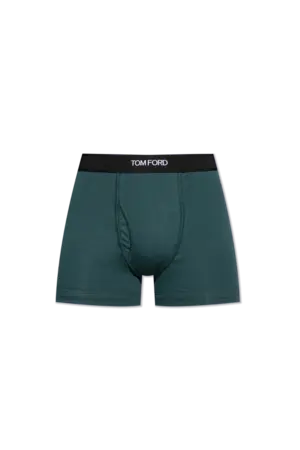 TOM FORD Boxers With Logo - Green