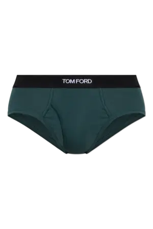 TOM FORD Swim Briefs - Green