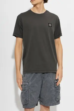Stone Island T-shirt With Logo Patch