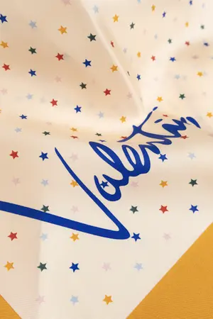 Valentino Garavani Silk Scarf With Print
