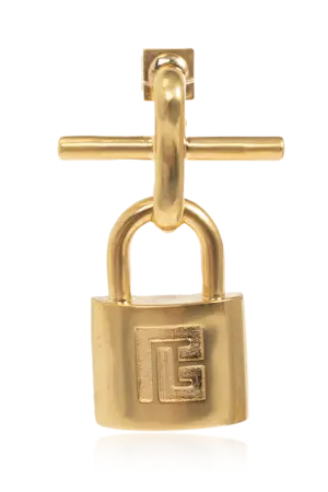 Balmain Earrings With Padlock Pendants