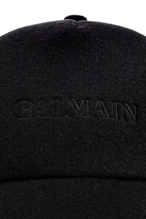 Balmain Wool Baseball Cap