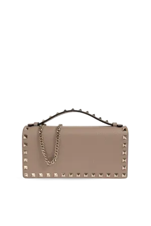 Valentino Garavani Wallet On A Chain - Beige