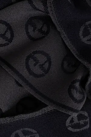 Giorgio Armani Wool Scarf With Monogram