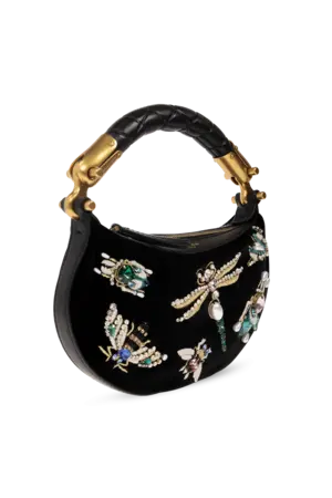 Balmain Velvet Bag "ebene Mini