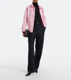 JIL SANDER Jersey Turtleneck Top