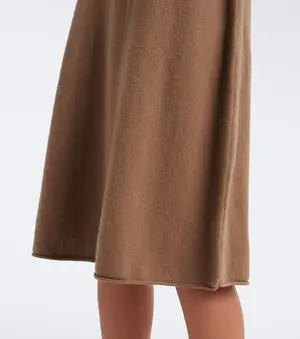 Extreme Cashmere N°497 Georgia Cashmere-blend Polo Dress