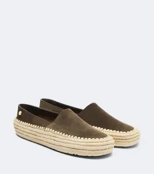 Loewe Rio Suede Espadrilles - Brown